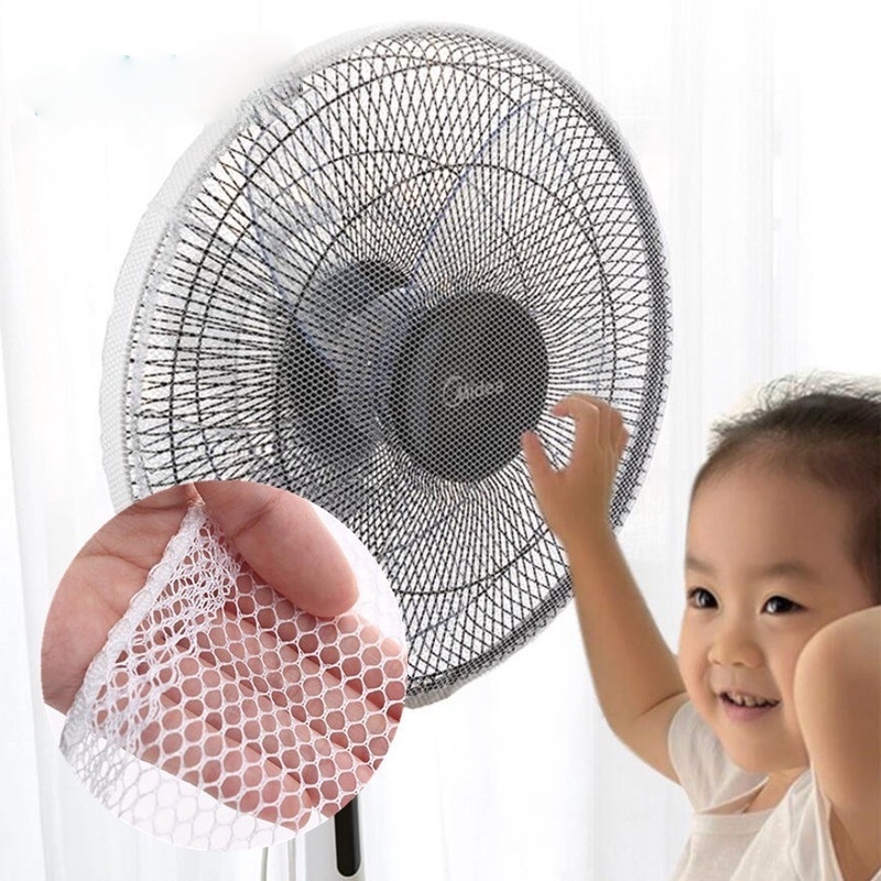18 inches Electric Fan Cover Mesh Net Covers Anti Dust Baby Finger ...
