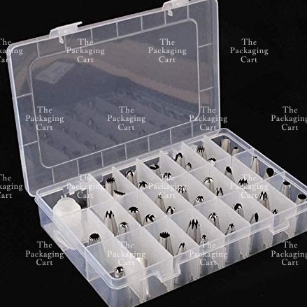 Organizer Transparent Plastic Storage Box Piping Tip Nozzle Tip ...