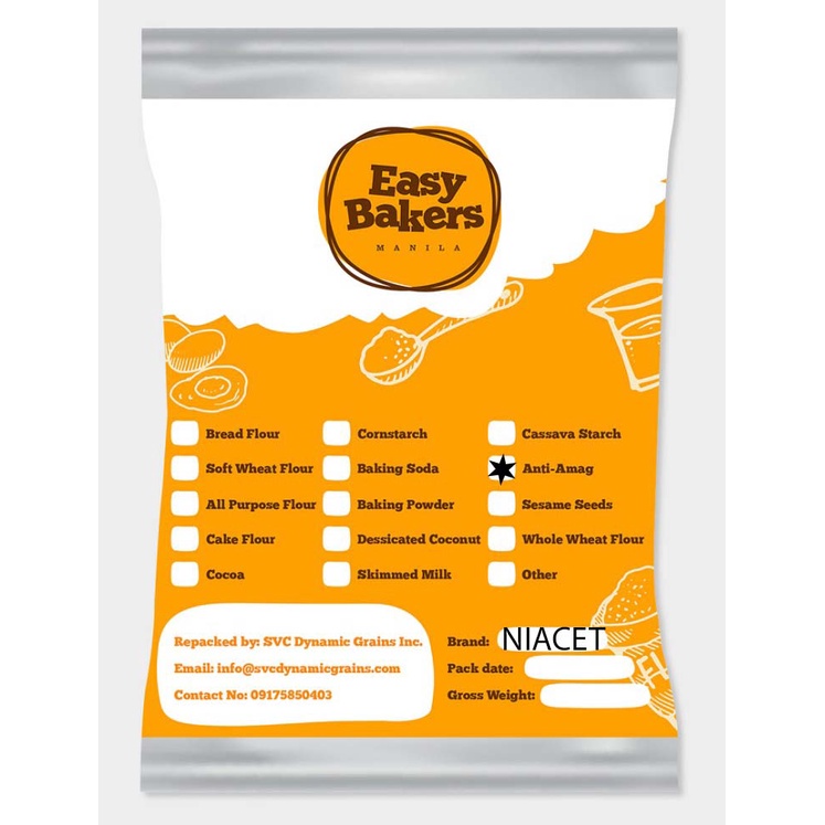 NIACET Pro Bake Calcium Propionate (ANTI-AMAG) 1KG | Shopee Philippines