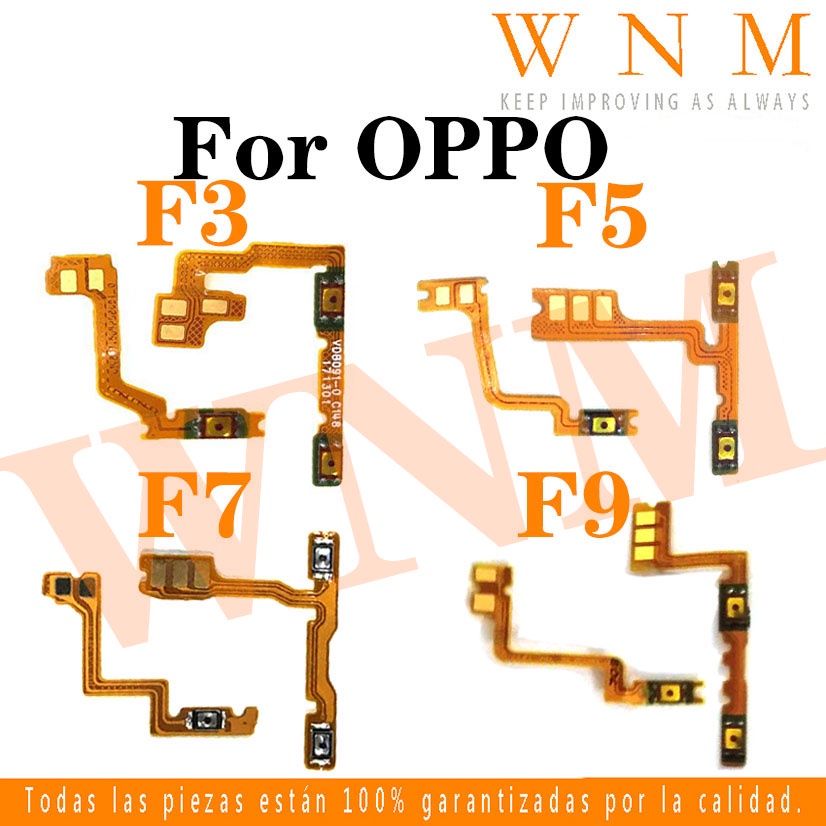 For OPPO F3 F5 F7 F9 Flex Cable Volume Power On/off Button Switch Flex ...