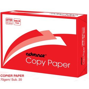 advance copy paper bond paper sub.20 70gsm bondpaper | Shopee Philippines
