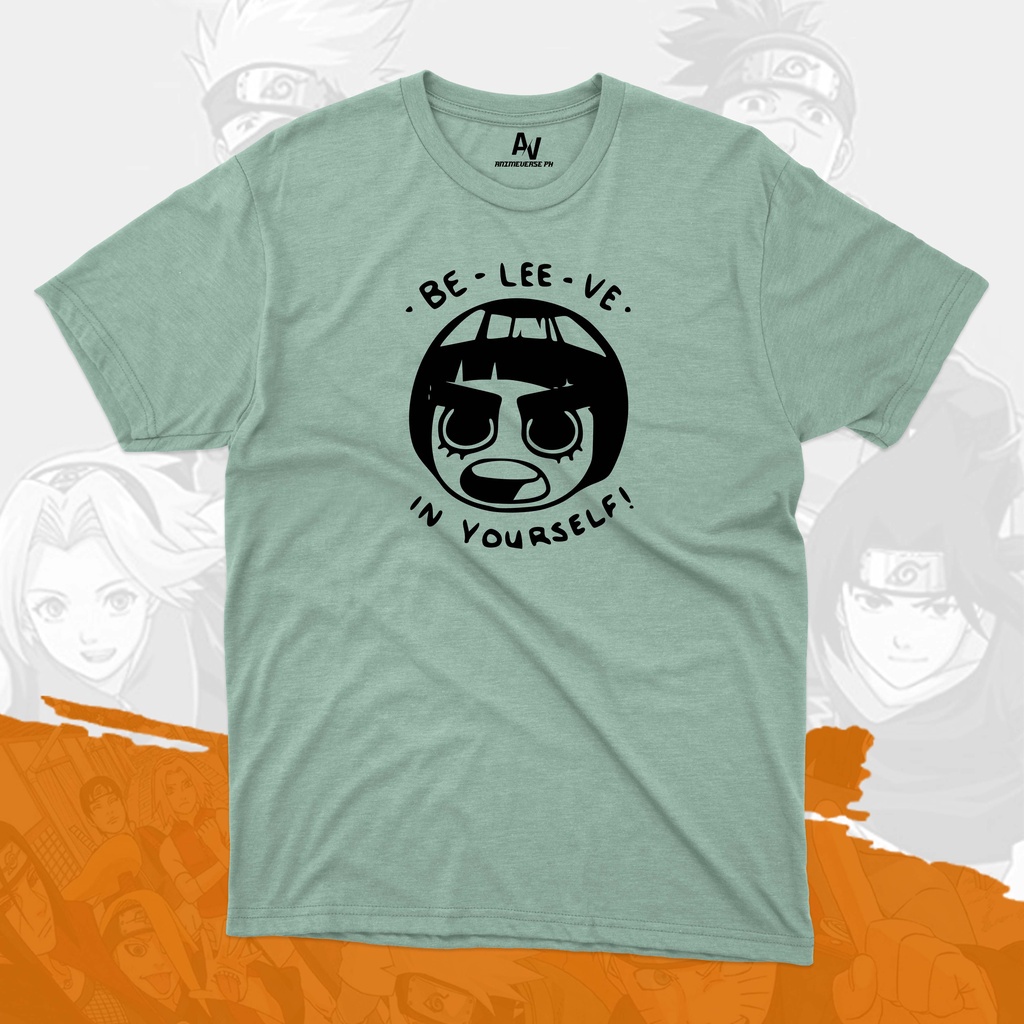 NARUTO - Rock Lee's Motto Shirt | Shopee Philippines