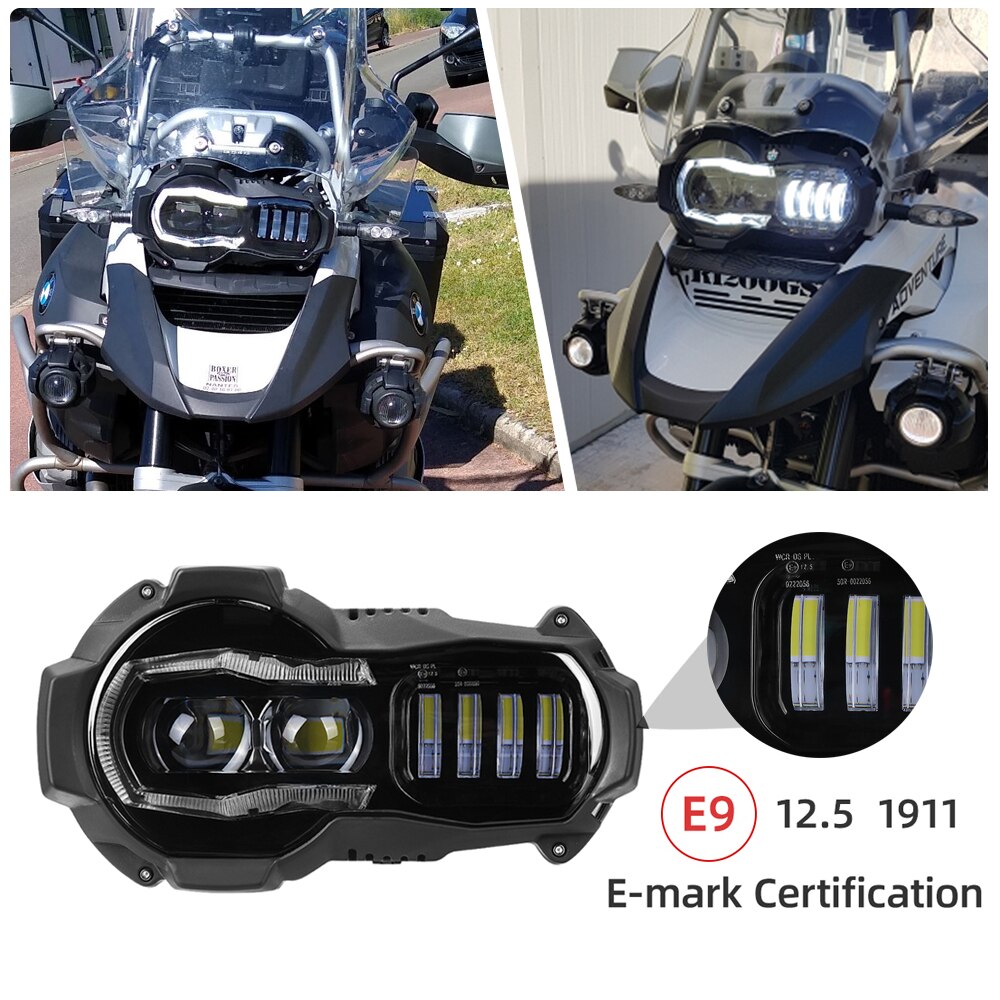 Led Motorcycle Head Light For Bmw R1200gs R 1200 Gs Adv 2006 -2013 Fit ...