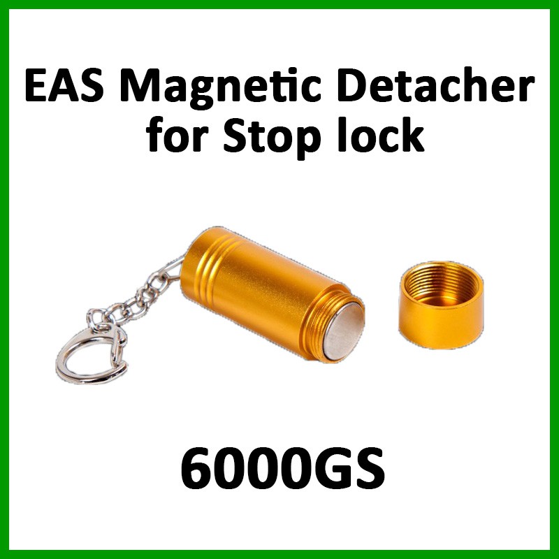 6000GS GOLD Magnetic Detacher Key Magnet Key For Anti Theft Stop Lock ...