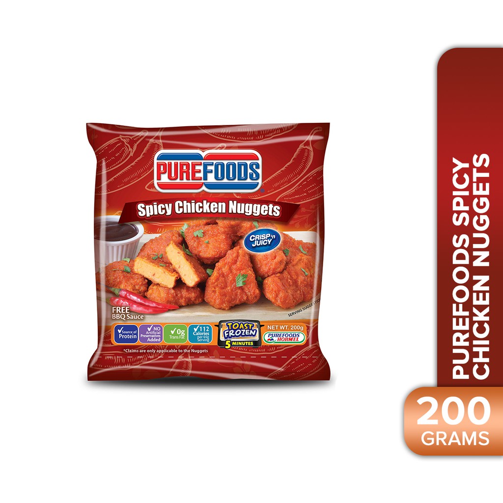 Purefoods Spicy Chicken Nuggets 200g | Shopee Philippines
