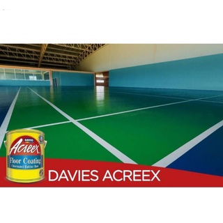 DAVIES ACREEX RUBBERIZED FLOOR COATING CHLORINATED RUBBER BASE, TOPCOAT ...