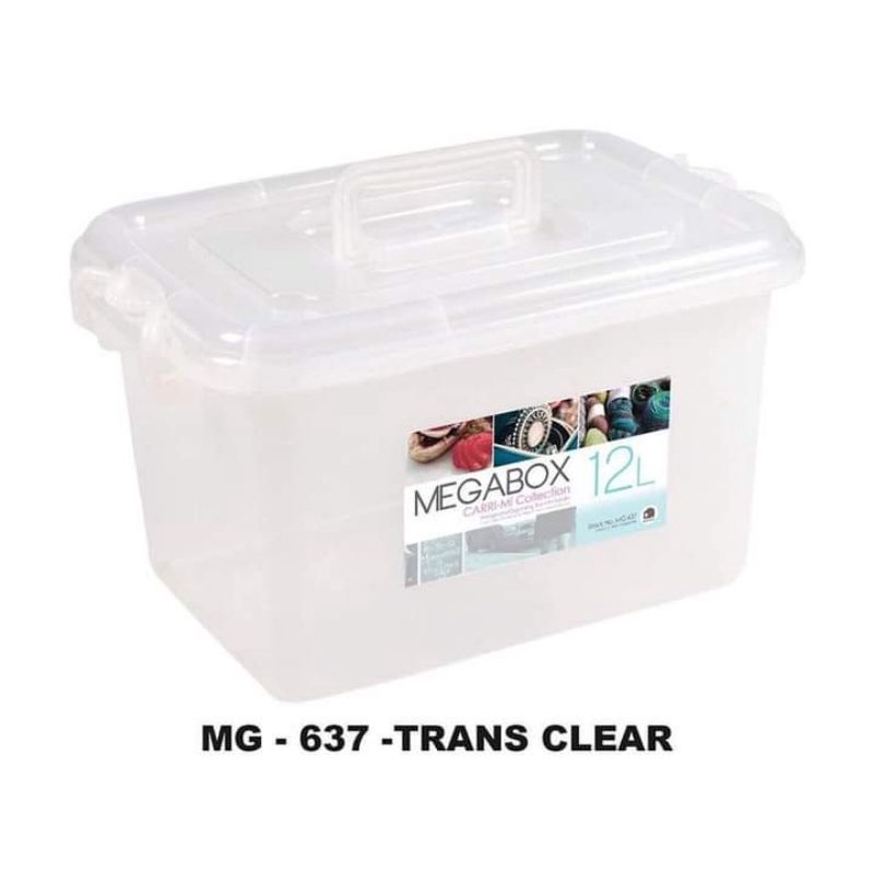 Megabox Plastic Storage Box 12L | Shopee Philippines