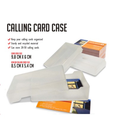 Calling Card Box / Case , Cardstock Box / Holder (10 PIECES) | Shopee ...