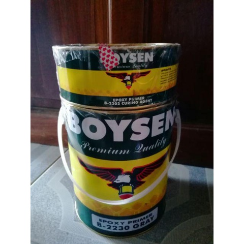 Boysen Epoxy Primer Red oxide with Catalyst Gallon | Shopee Philippines