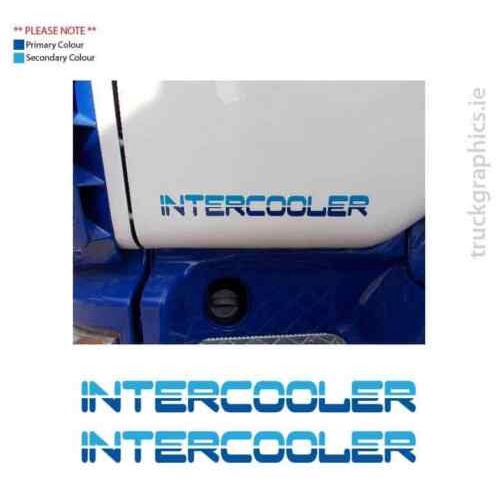 1Pair Scania INTERCOOLER Badge Lorry Emblem Sticker | Shopee Philippines