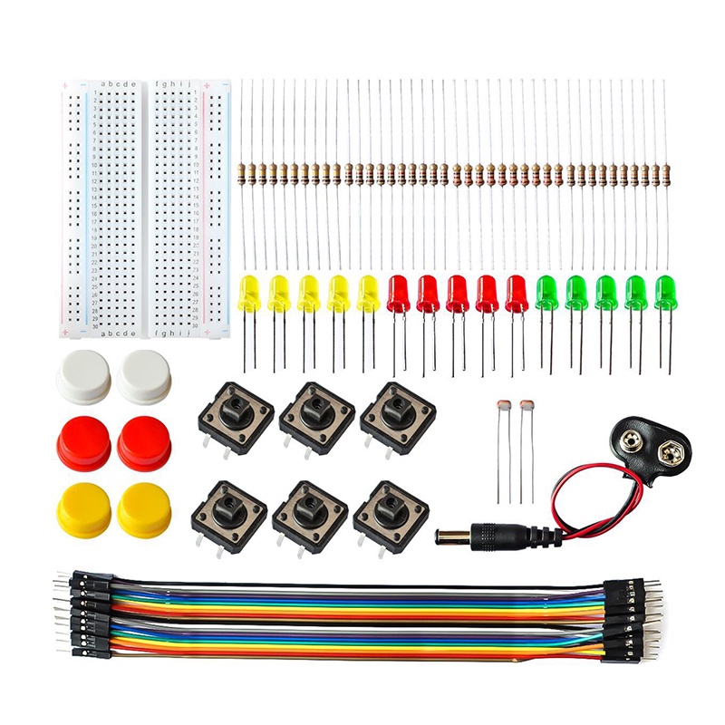UNO R3 Starter Kit Mini Breadboard LED Jumper Wire Button UNO R3 ...