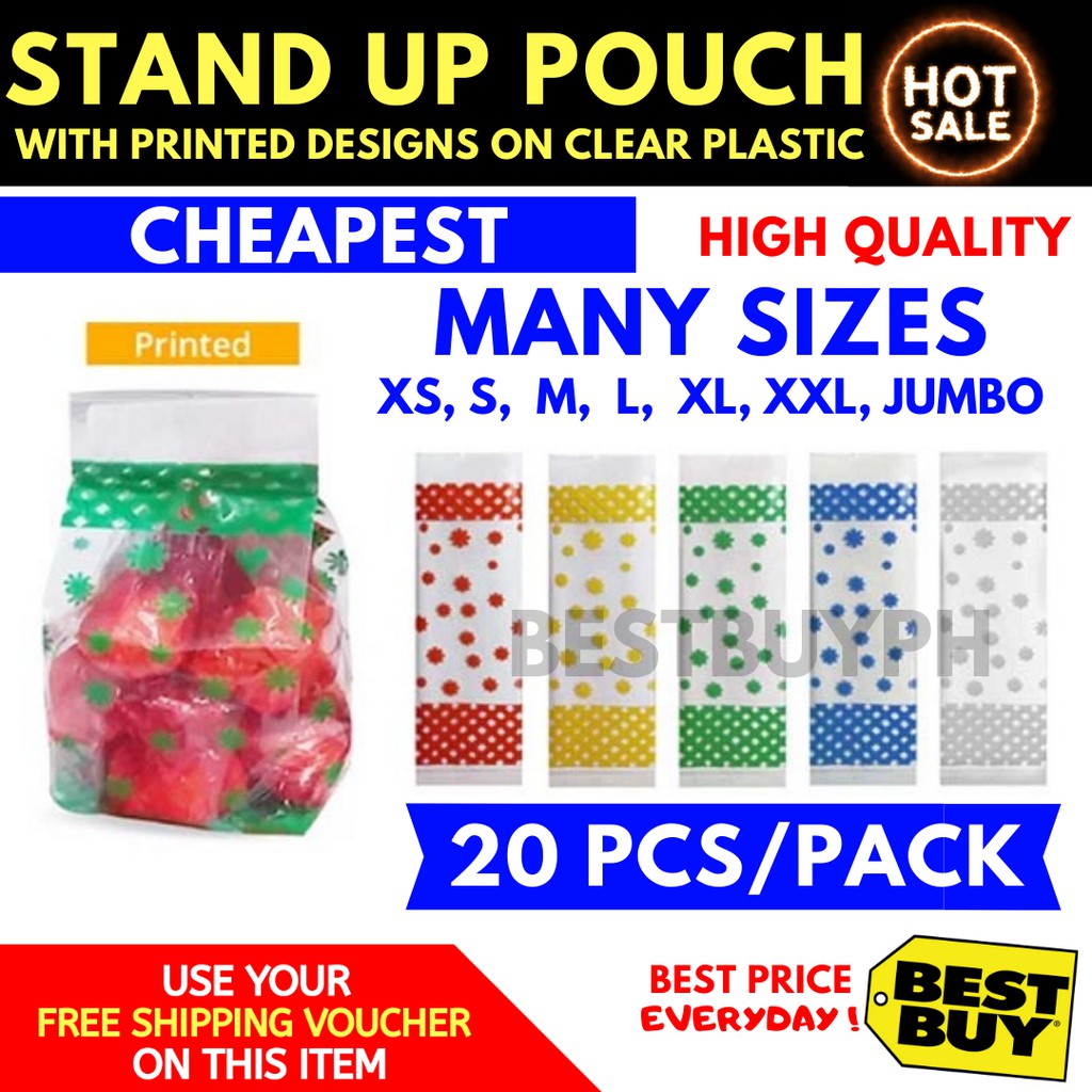 20pcs COPP Stand-Up Pouch (Ideal for Repacking) | Shopee Philippines