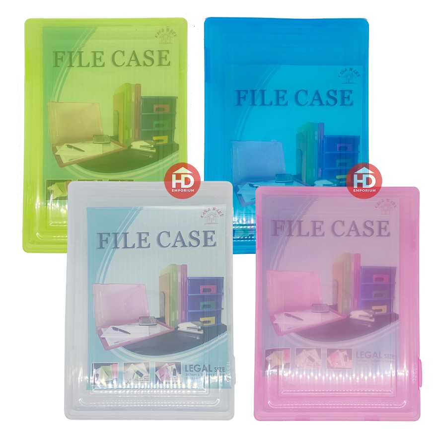 Plastic File Case Legal Size #173 documents papers case | Shopee ...