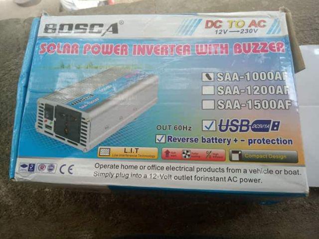 BOSCA 1000W 12V DCTo220-230V AC Car SolarPower Inverter SAA-1000AF ...