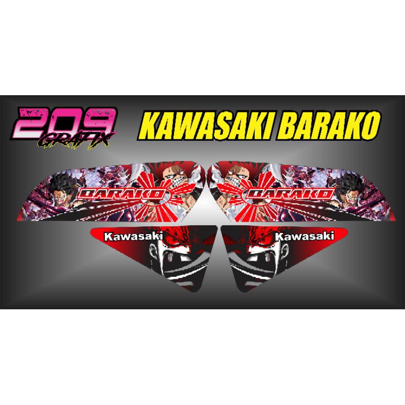 Kawasaki barako decals | Shopee Philippines