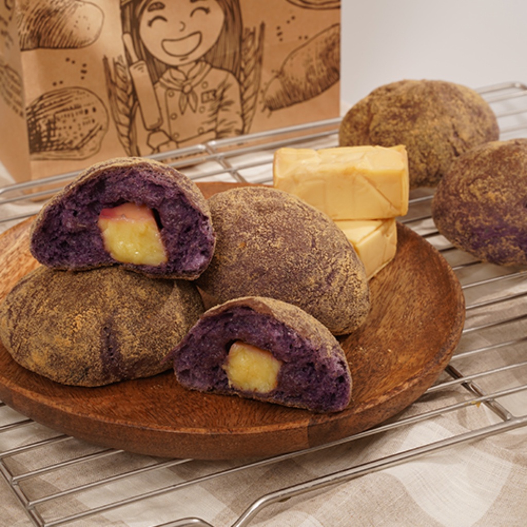 Balai Pandesal Ube Cheese Pandesal 6pcs - Fresh Sweet Breads & Pastries ...