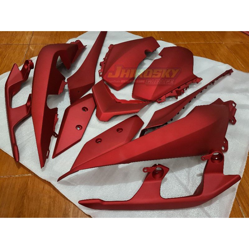 Xmax Matte Red Fairings Set (Genuine Yamaha Product) | Shopee Philippines