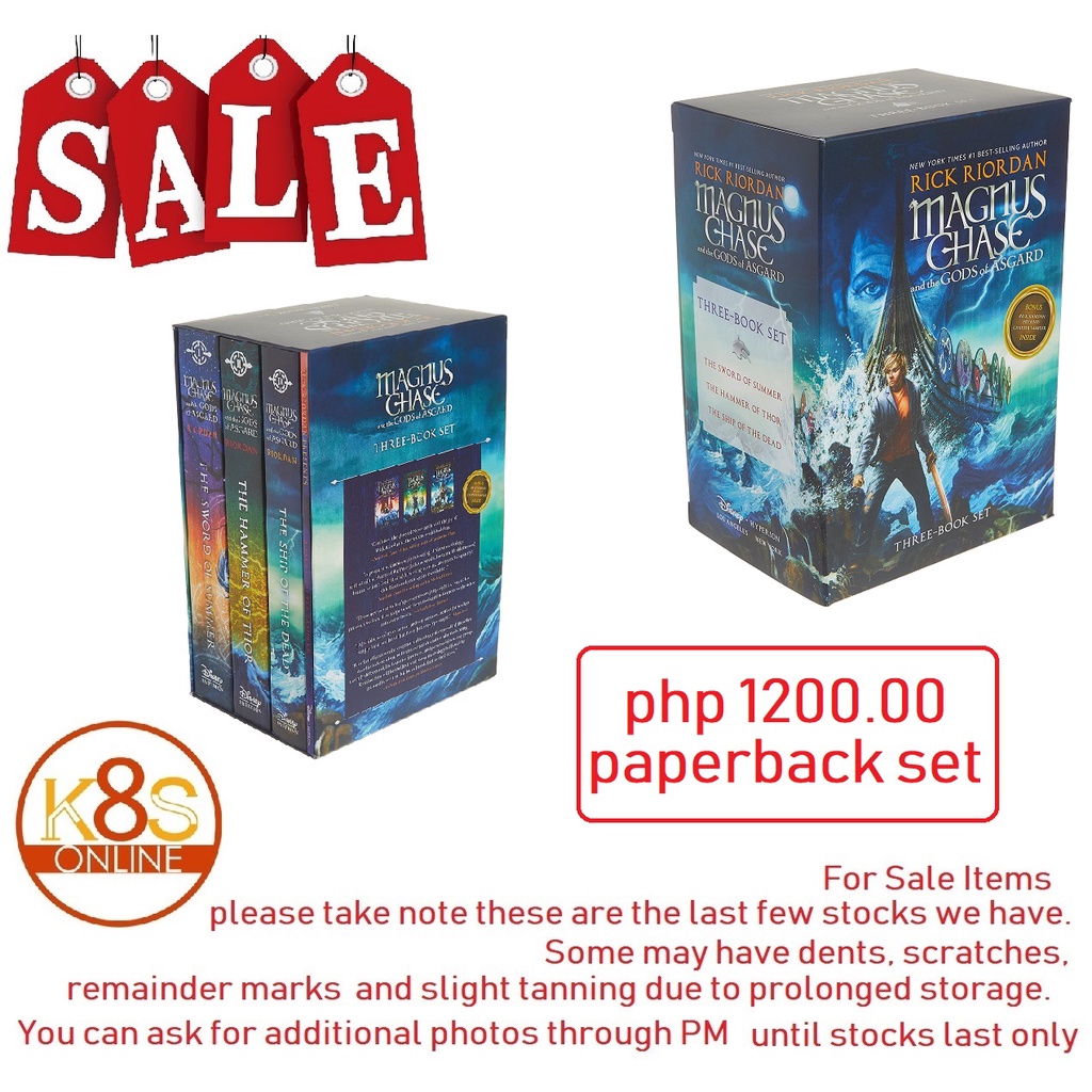 Magnus Chase by Rick Riordan paperback set | Shopee Philippines