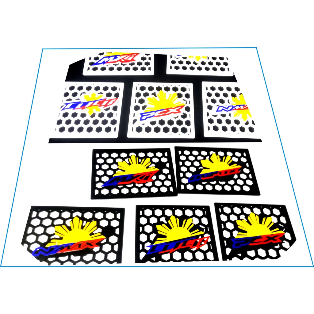 RADIATOR COVER FOR, NMAX/AEROX V1,V2, CLICK V1/V2 MXI, PCX 160 | Shopee ...