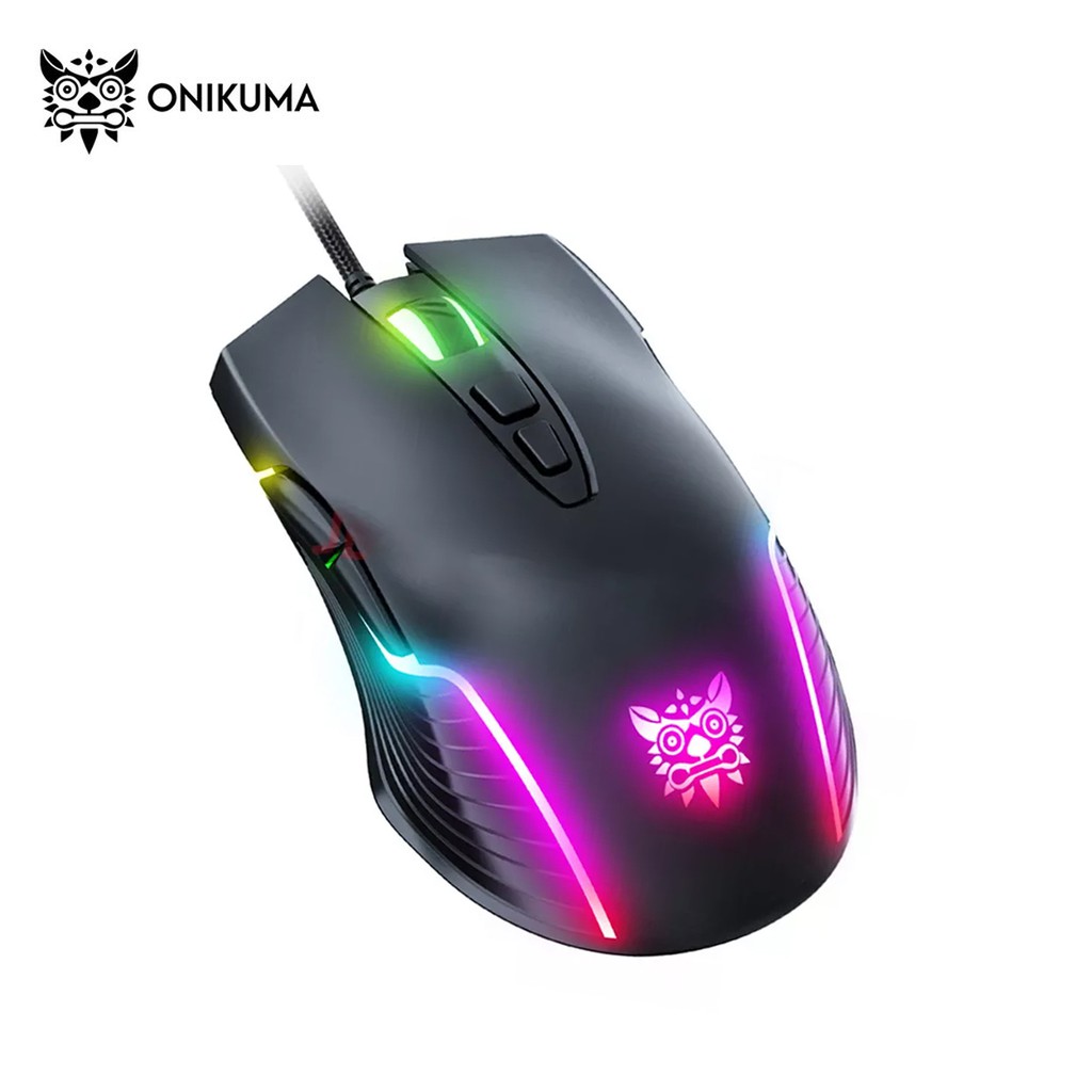 Onikuma CW905 Wired RGB Gaming Mouse, USB Optical Computer Mice with ...