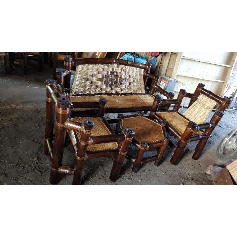 Bamboo Sala Set 6legged | Shopee Philippines