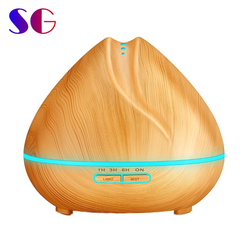400ml 7Led ultrasonic humidifier with essential oil diffuser ...