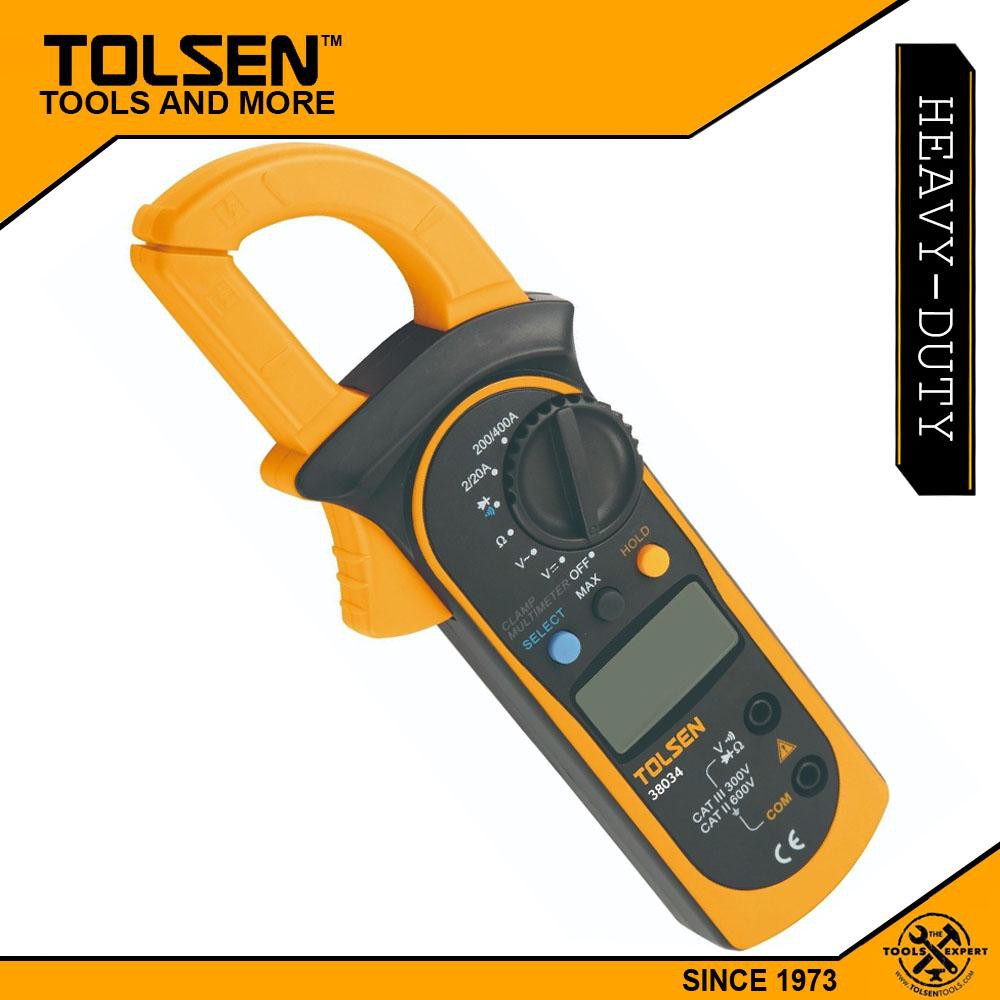 Tolsen Heavy Duty Digital Clamp Multimeter (210×75.6x30mm) 38034 ...