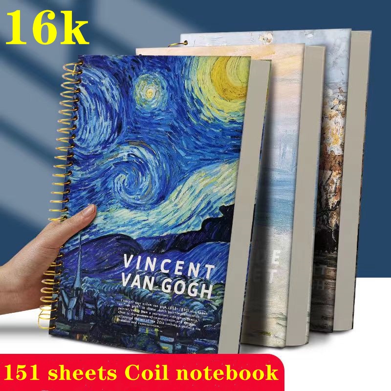 World-famous Painting Notebook Coil notebook College notebook school ...