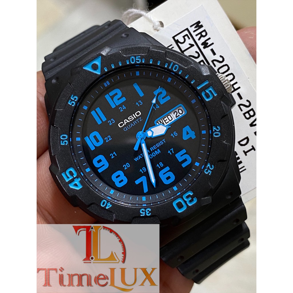 Casio Mrw-200h-2bv Men's Rubber | Shopee Philippines