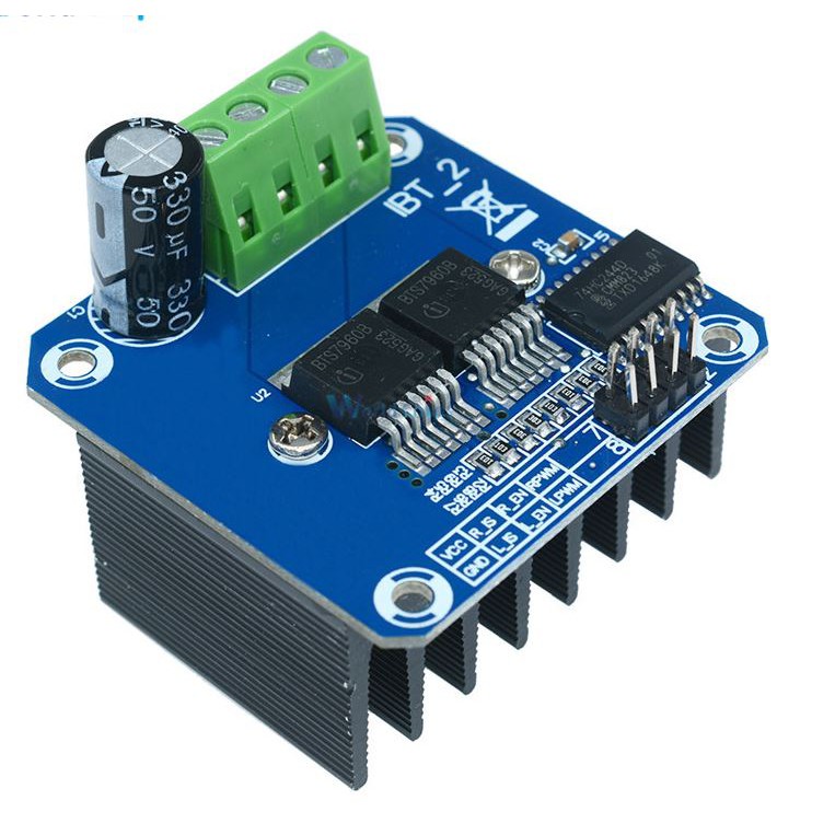 Motor Driver H-Bridge Module BTS7960 BTS7960B 43A for Arduino - UniTop