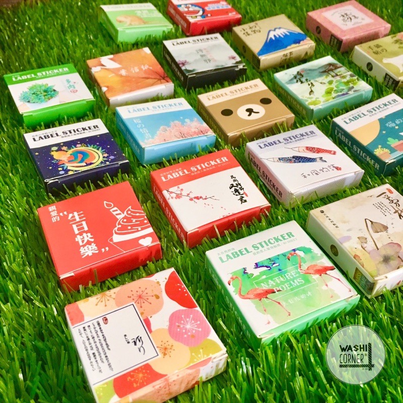 40 pcs DIY cute cartoon match box stickers hand account stickers hand ...