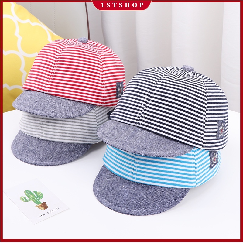 Baby Hat Newborn Baby Boy Girls Cartoons Head Cap Cute Stars Stripe ...
