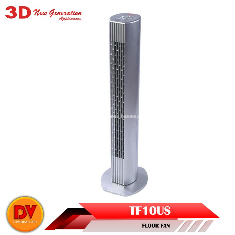 3d tf10us ultra slim tower fan | BeeCost