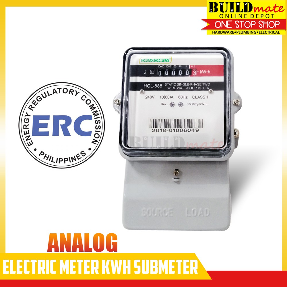 Dragonfly electric meter kwh submeter digital / analog erc approved ...