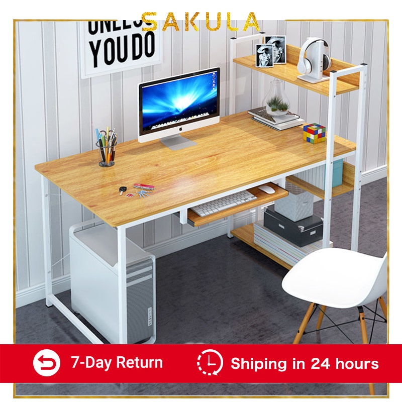 Computer desk Home Office Desk student Study Table simple desk solid ...