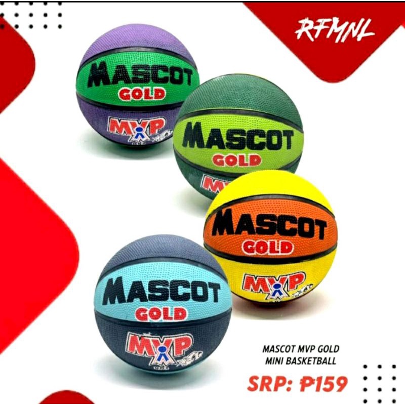 Mascot MVP Gold Mini Basketball Size 3 Multicolor | Shopee Philippines