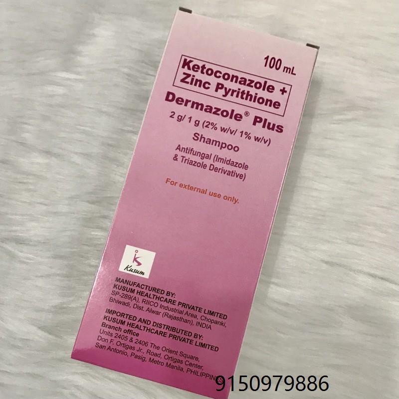 Dermazole Plus shampoo 100 mL | Shopee Philippines