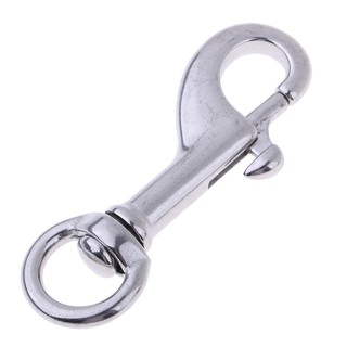 Stainless Steel Round Eye Swivel Bolt Snap Hook Dog Chain Clip 68mm ...