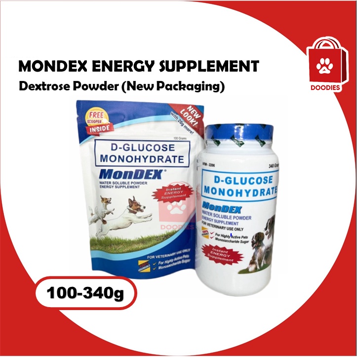 Mondex Energy Supplement Dextrose Powder 100g & 340g | Shopee Philippines