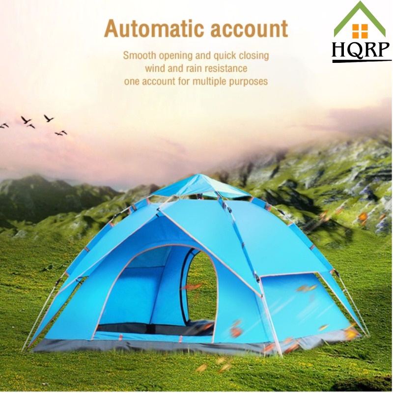 Automatic Pop-Up Camping Tent Outdoor Waterproof Double-Layer Original ...