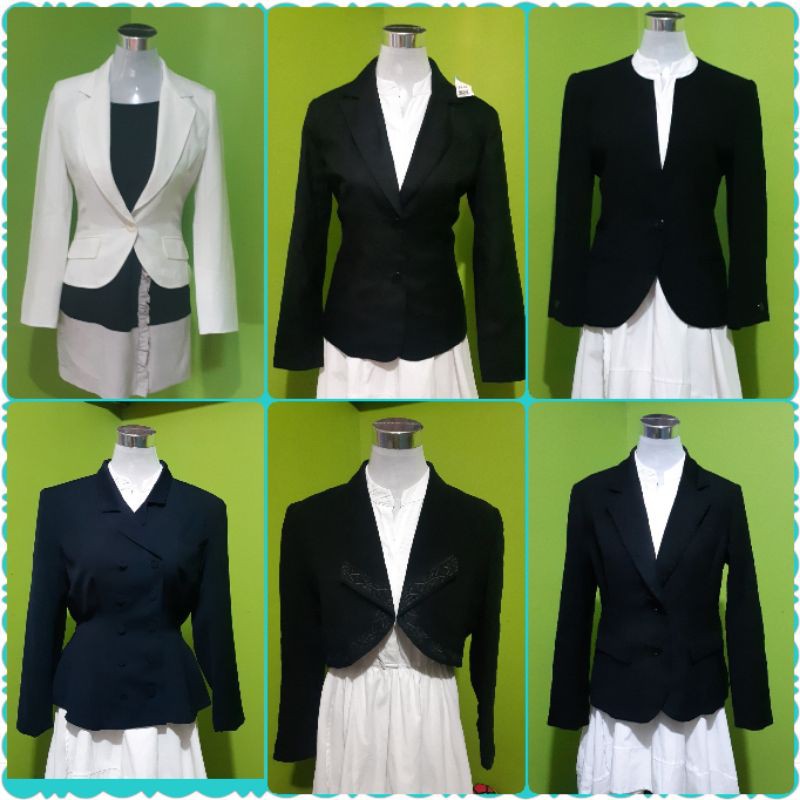 PRELOVED PREMIUM FORMAL / CORPORATE / OFFICE BLAZERS FOR WOMEN | Shopee ...