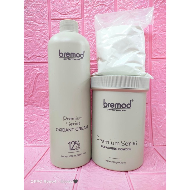 BREMOD PREMIUM BLEACHING POWDER WITH BREMOD PREMIUM OXIDIZING CREAM ...