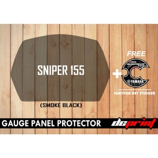 Sniper 155 Decal Gauge Panel Protector Sticker Tinted Smoke Black ...