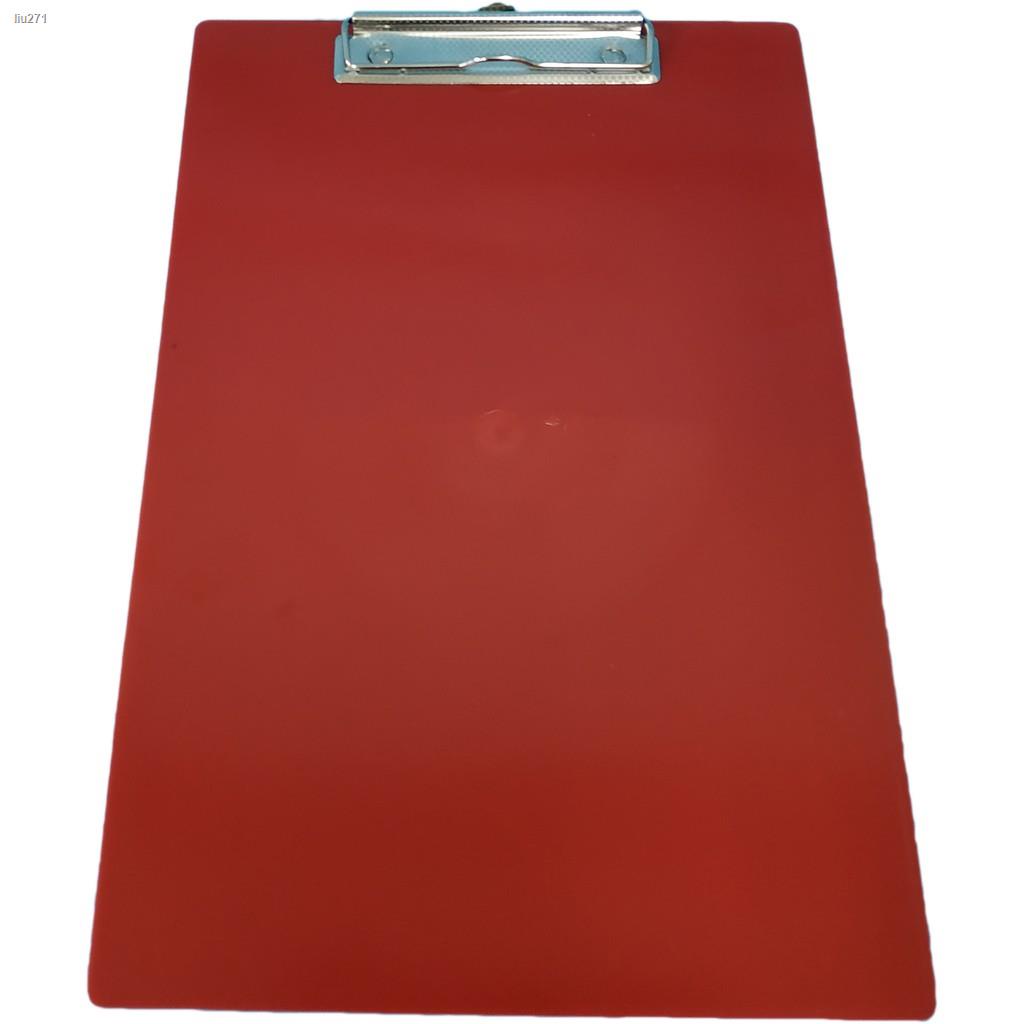 PVC CLIP BOARD LONG 13 1 2 X 9 CLIPBOARD RED RED
