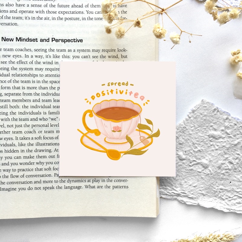 Spread Positivitea | Mini Art Print | Shopee Philippines