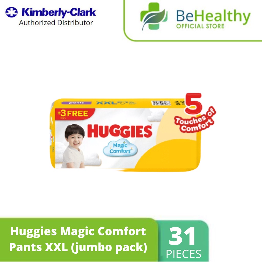 Huggies Magic Comfort Pants XXL (jumbo pack) - 31 pcs | Shopee Philippines