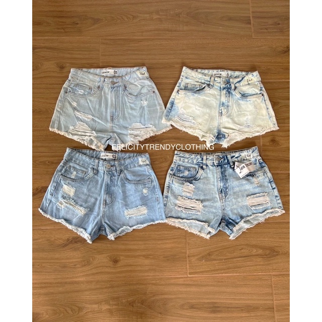Refuge Denim Ripped Shorts Part 1 Shopee Philippines