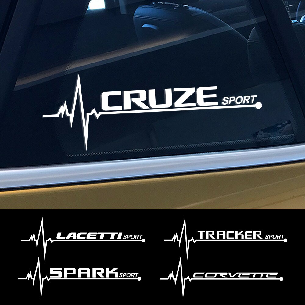 2PC Car Side Window Stickers For Chevrolet Cruze Spark BOLT Cavalier ...