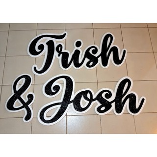 Cursive Styro Cut Out Letters Name DIY Backdrop Wall Decor for Party ...