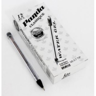 Panda Classique Ball Pen Water Gel 12 Pcs Per Box 0.7 Tip Original 1 ...